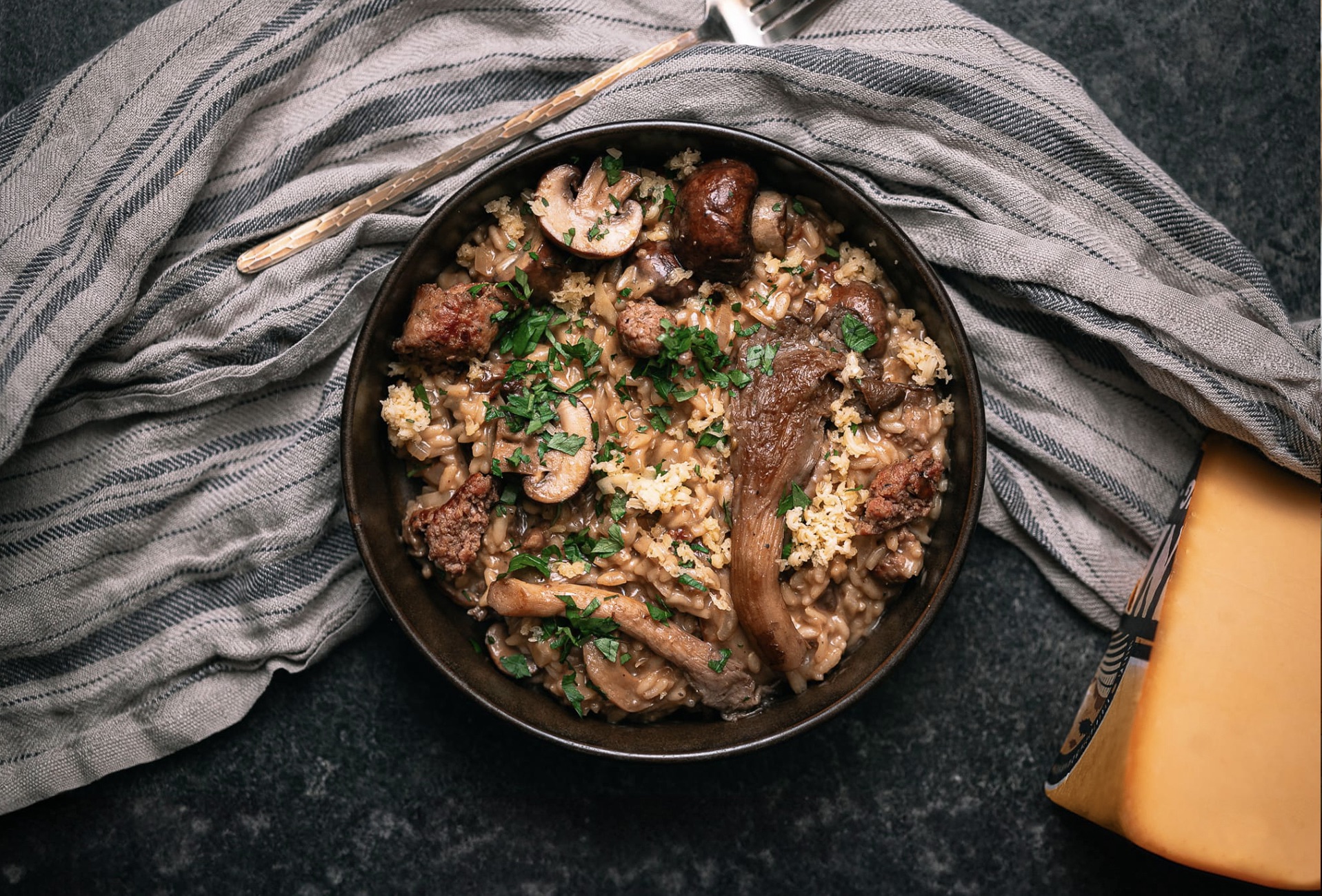 Op mijn talloor: Risotto met Flandrien Jong | Flandrien Kaas | Goudse ...
